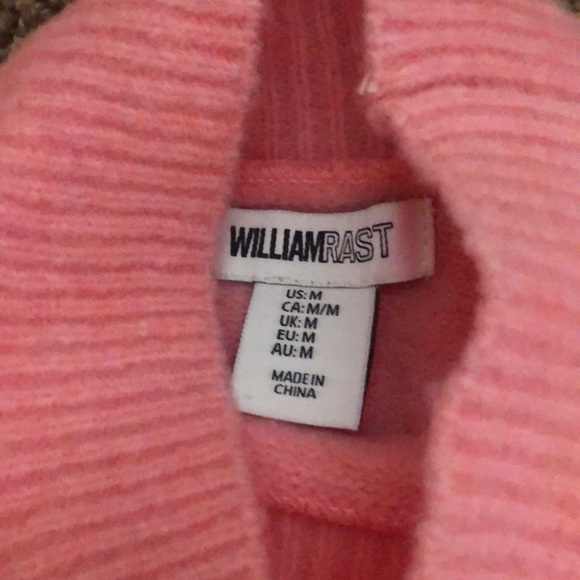 William Rast | Sweaters | Pink Mock Neck Sweater | Poshmark